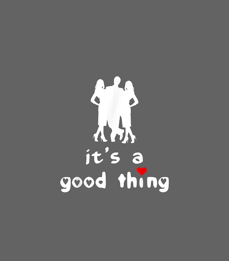 Threesome Throuple Cute Polyamory Love Its A Good Thing Digital Art By
