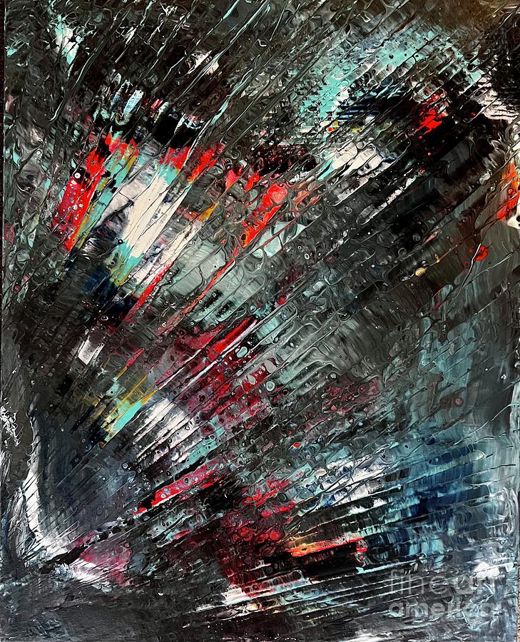 Through space Painting by Toni Daniel - Fine Art America