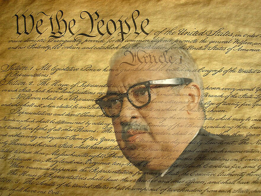 Thurgood Marshall - Constitution Digital Art by Brian Wallace - Fine ...