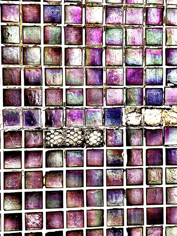 Tiled Purple Photograph by RTC Abstracts | Pixels