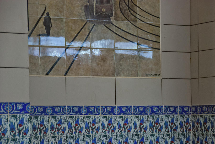 Tiled wall of the Tunel station Photograph by Stephen Jacoby