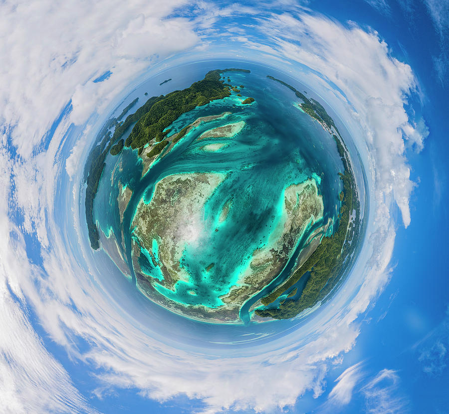 Tiny blue planet Digital Art by Richard Brooks - Fine Art America