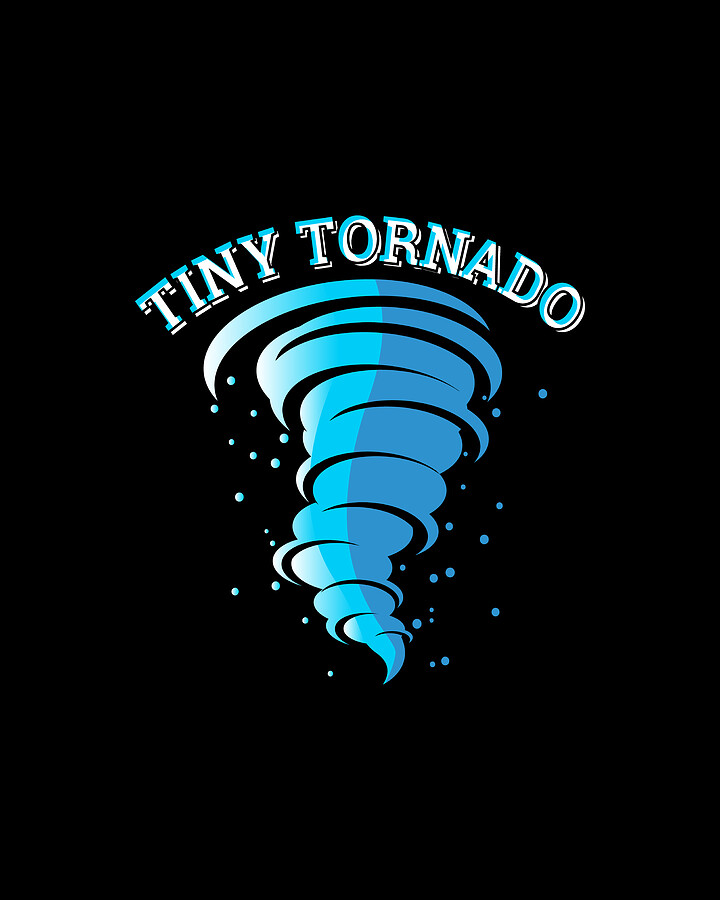 Tiny Tornado Digital Art by Moon Tees - Fine Art America