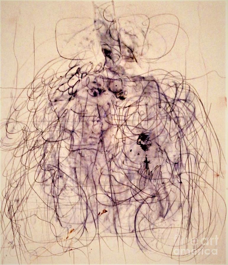 To Devine Devine Divinity Drawing by Ernest Williamson III PhD - Fine ...