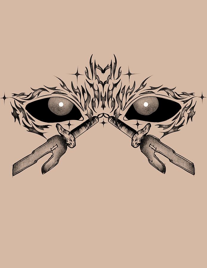 Toji inspired Tattoo design Digital Art by Brooklyn Boyd - Pixels Merch
