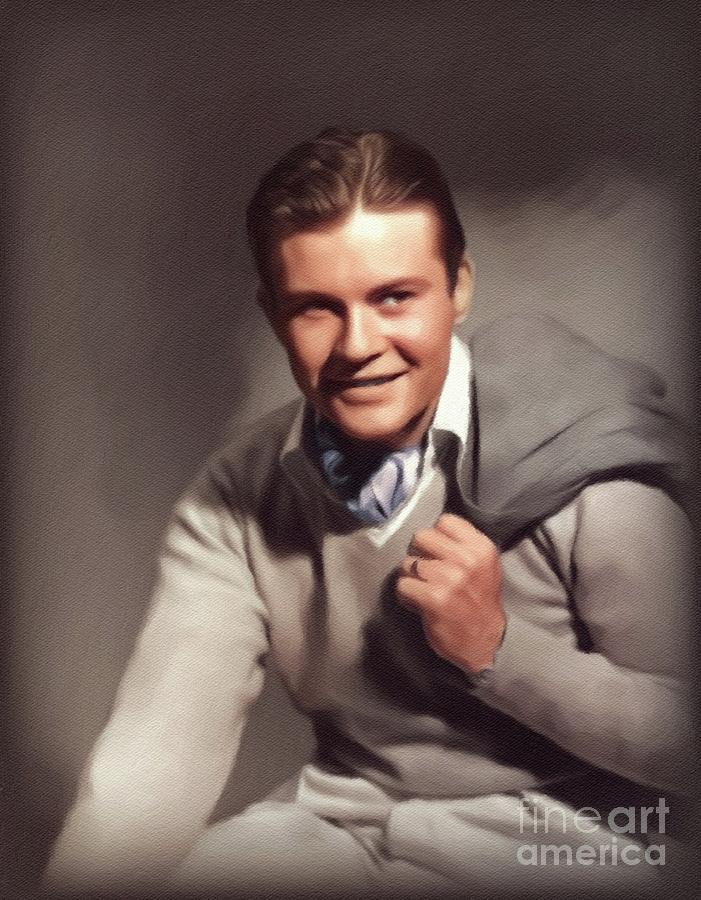 Tom Brown, Vintage Actor Painting by John Springfield | Pixels
