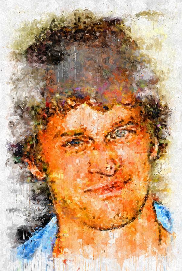 Tom Everett Scott Painting by Rosie Boehm | Pixels