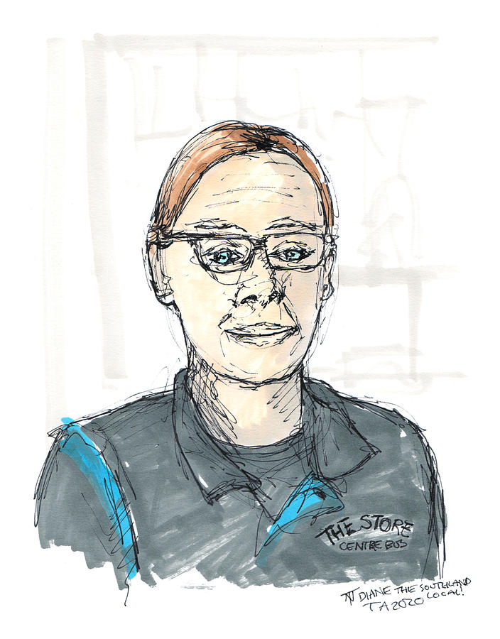 Tour Aotearoa - Southland Local Drawing by Tom Napper - Fine Art America