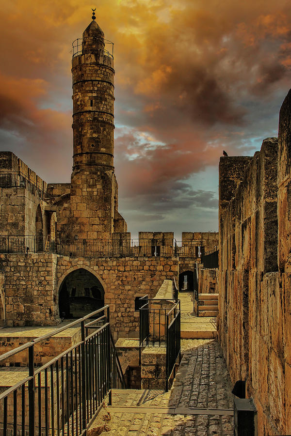 Tower of David 2. Photograph by Vladimir Rayzman - Fine Art America