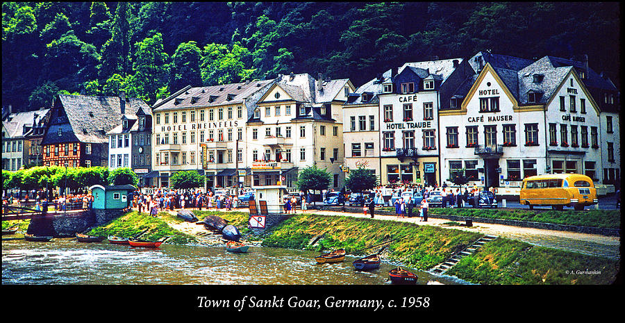 Town of Sankt Goar, Germany, c. 1958 Photograph by A Macarthur ...