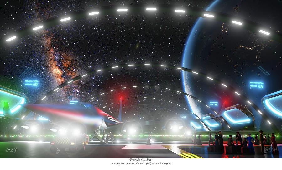 Transit Station Digital Art by Gary Mathis - Fine Art America