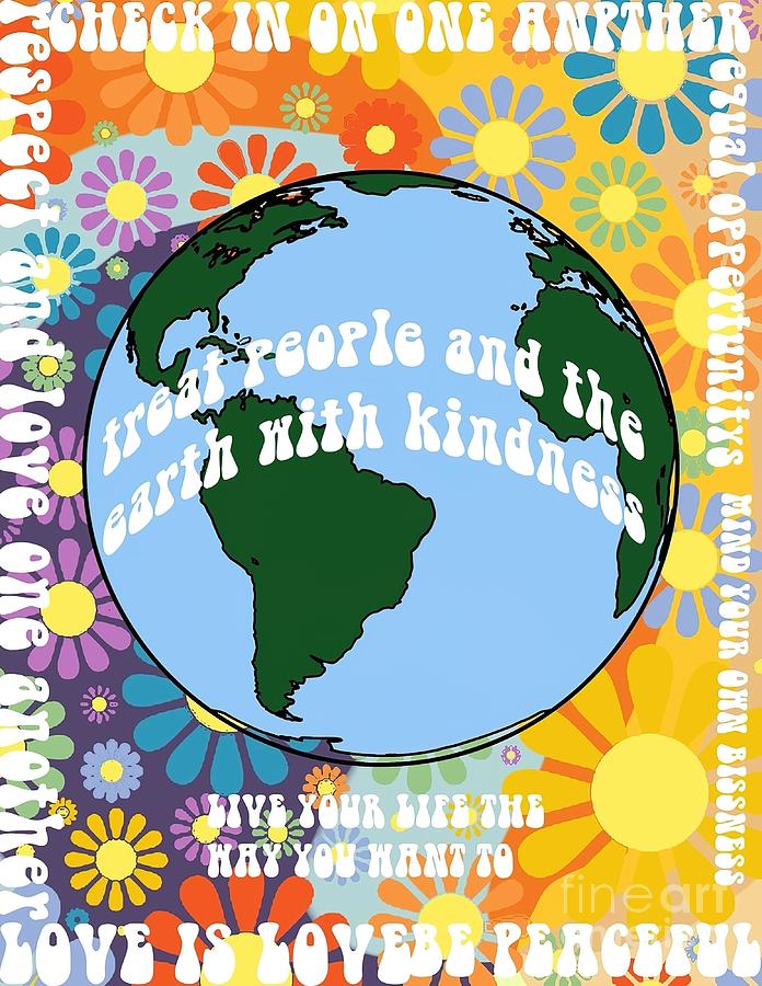 Treat people with kindness Painting by Lee Jasmine - Fine Art America