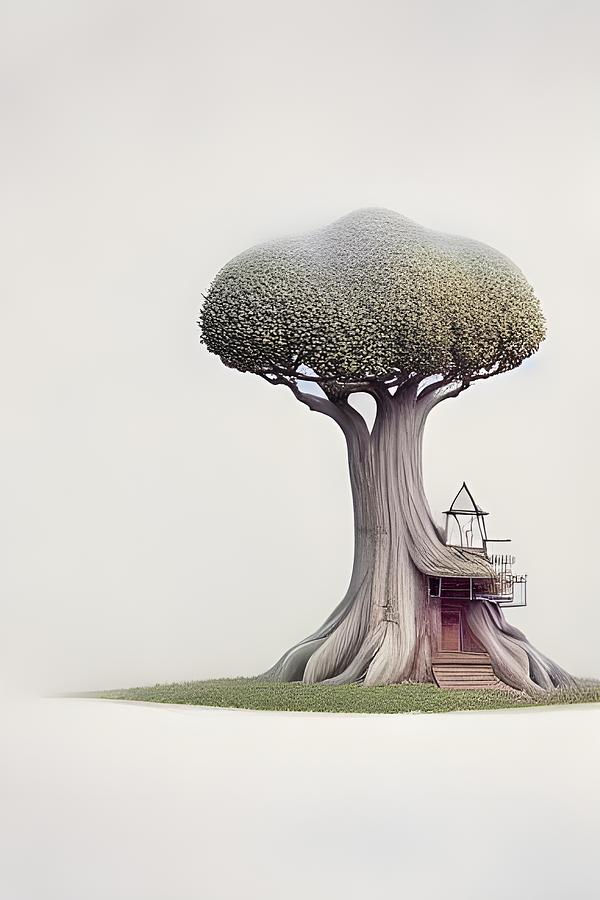 Tree House Digital Art by April Cook - Fine Art America
