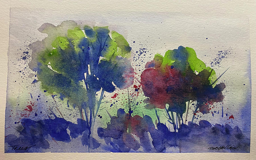 Trees Painting by Mark C Spellman - Fine Art America