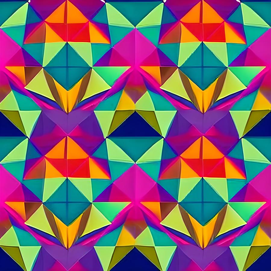 Triangular Distortion Digital Art by Arin Ran - Fine Art America