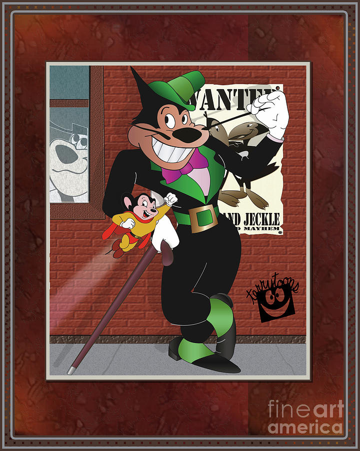 Tribute to Terrytoons Digital Art by Michael Lovell - Fine Art America