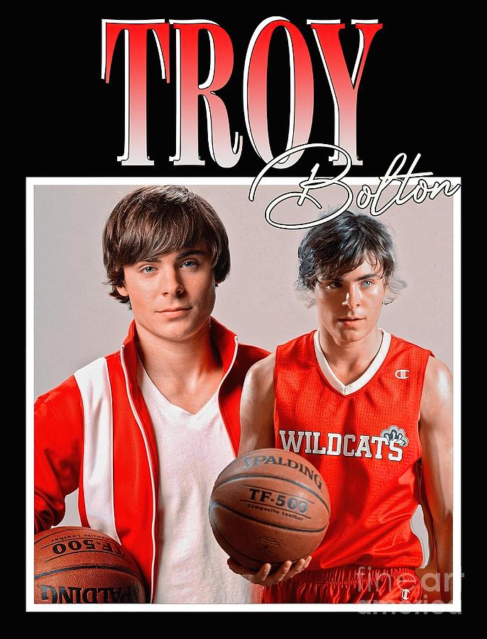 Troy Bolton Tapestry Textile By Ryan Damien Fine Art America
