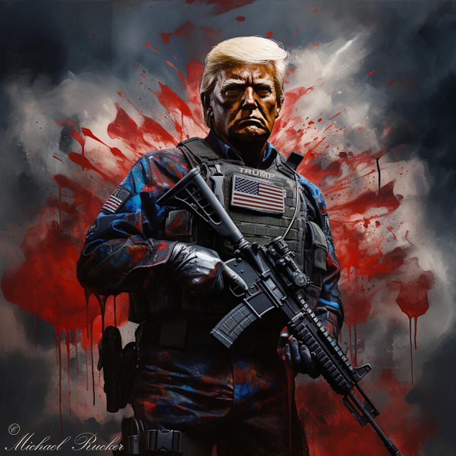 Trump America's Hero Digital Art by Michael Rucker - Fine Art America