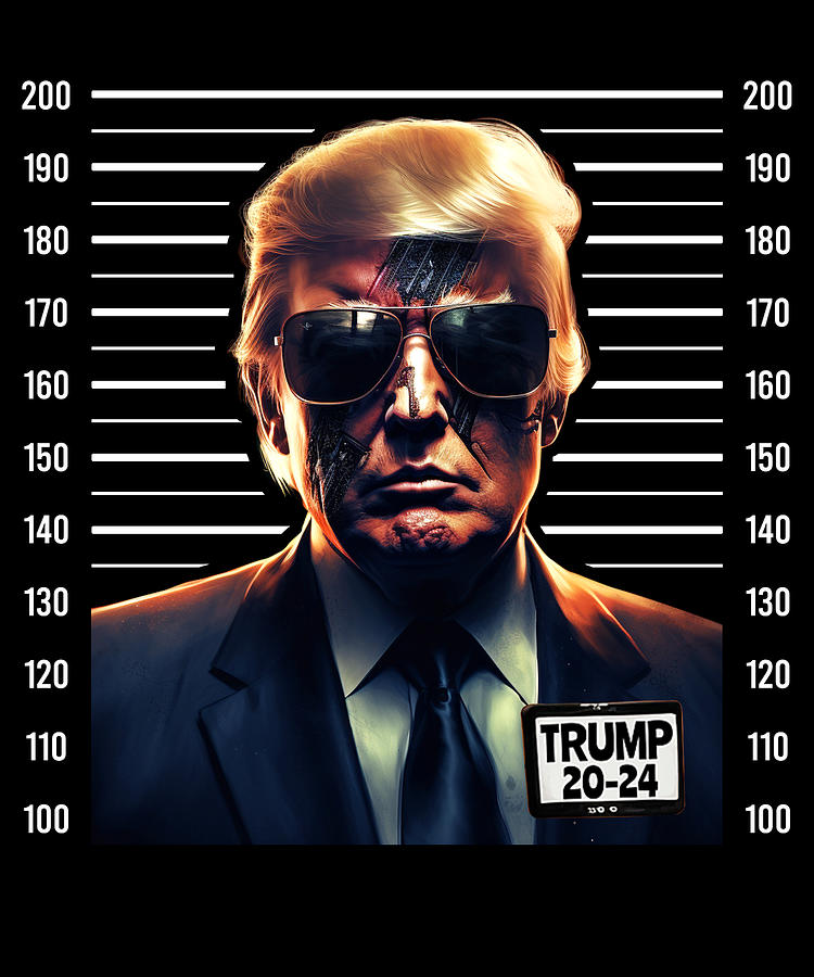Trump as Terminator Prisoner Mugshot Funny Trump 2024 Digital Art by Th ... Trump as Terminator Prisoner Mugshot Funny Trump 2024 Digital Art by Th ...