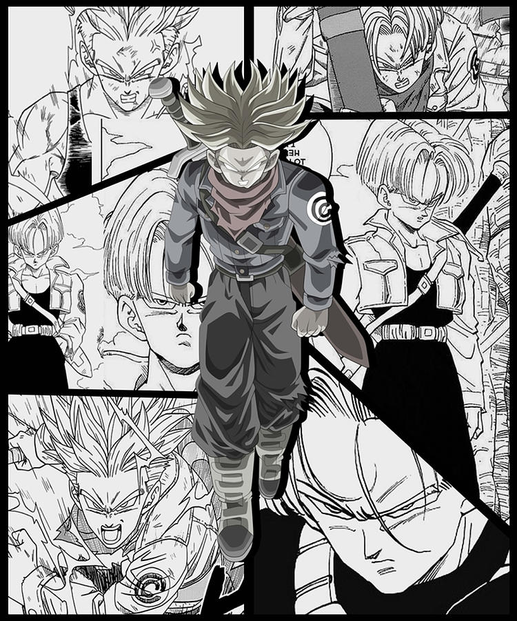 Trunks Manga Version Dragon Ball Super Digital Art By William Stratton