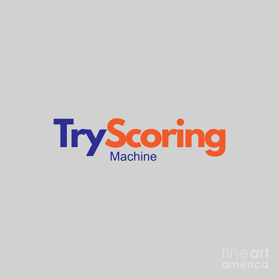Try Scoring Machine Logo Digital Art by Treva M Reed | Pixels
