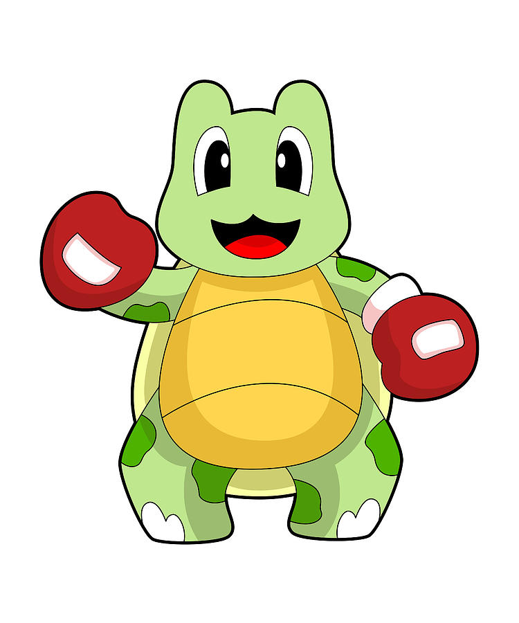 Turtle Boxer Boxing gloves Boxing Painting by Markus Schnabel - Fine Art America