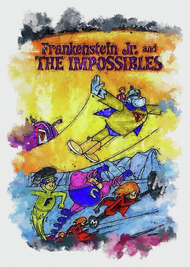 Tv Show Frankenstein Jr And The Impossibles Mixed Media By Franz Elvie