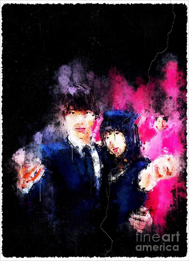 Tv Show Goodbye Ghosts Drawing by Tanya Prosacco - Fine Art America