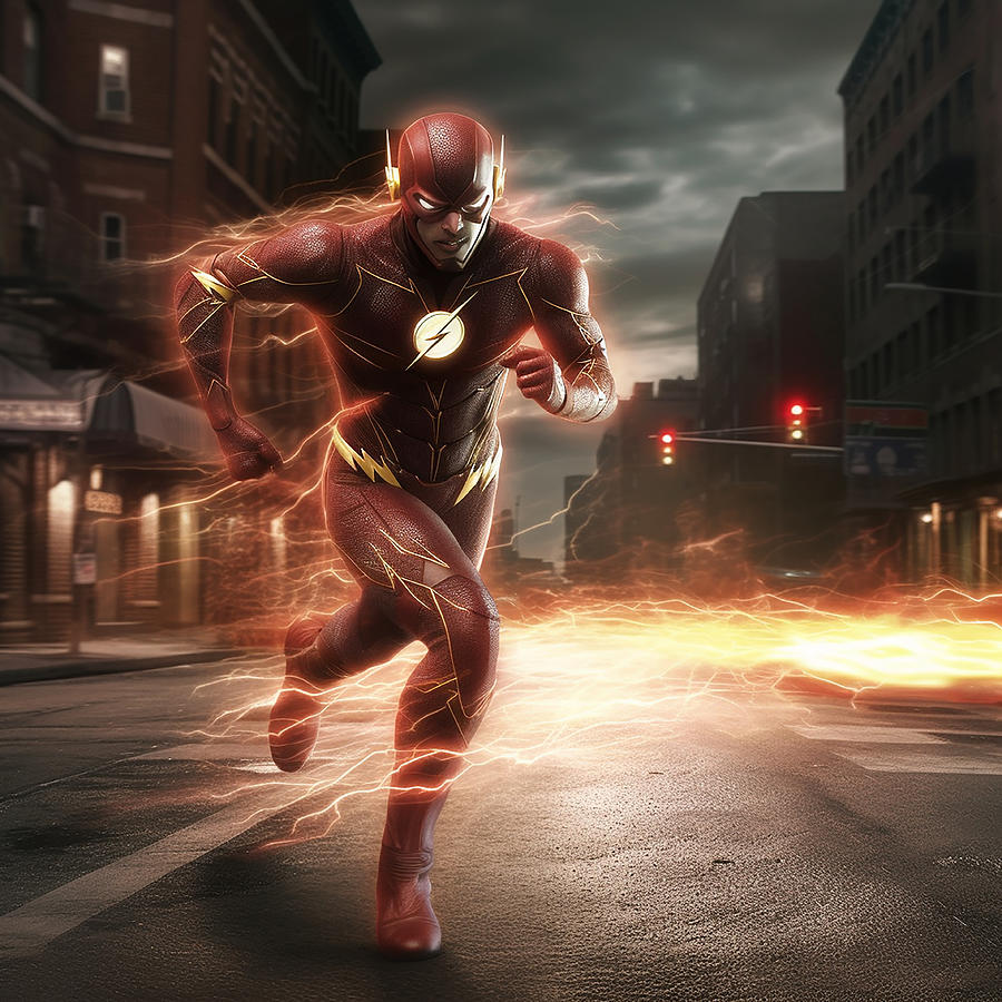 Twilight Sprint - The Flash in Motion Digital Art by Milo Everett ...