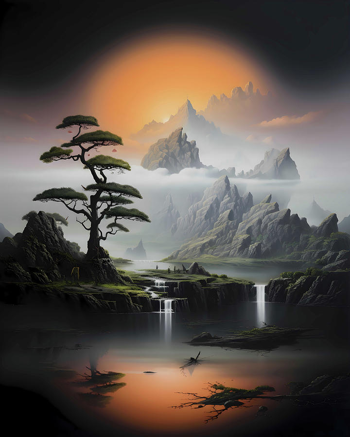 Twilight Terrains Digital Art by Madison Cook - Fine Art America