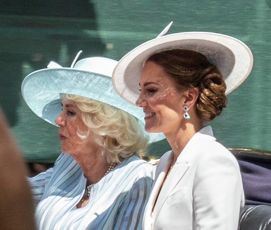 Two Future Queens - Camilla and Katherine - on The Mall, 2 June 2022 ...