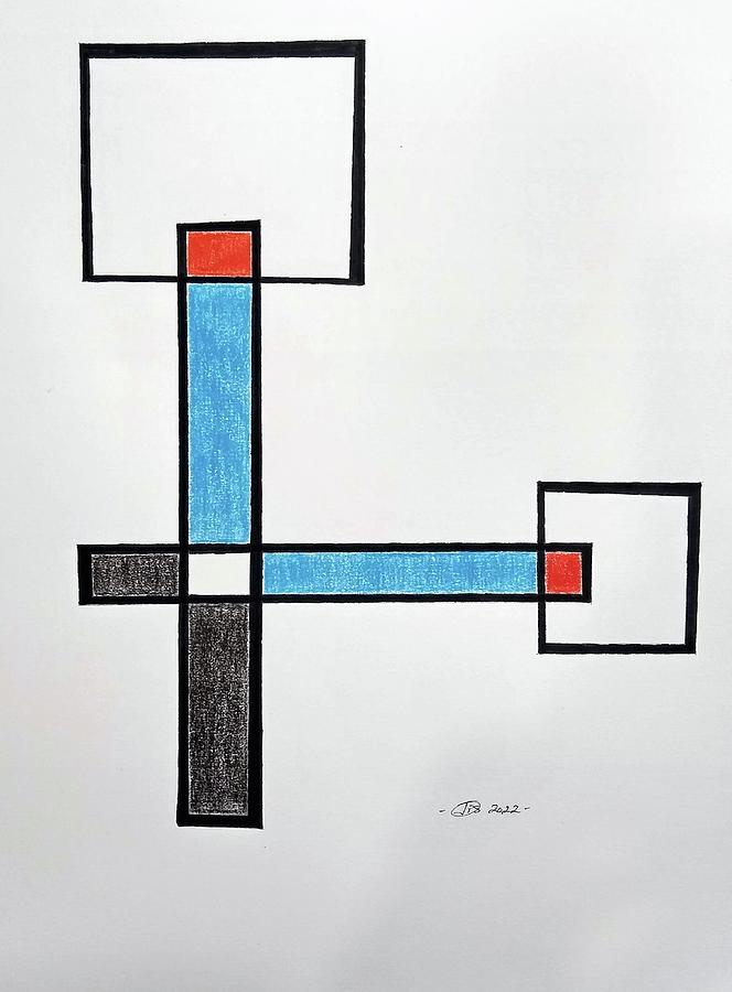 Two Paths Drawing by Jonathan Schulz - Fine Art America