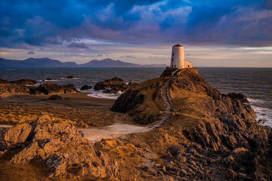 Twr Mawr Lighthouse In Wales Photograph By George Afostovremea Pixels