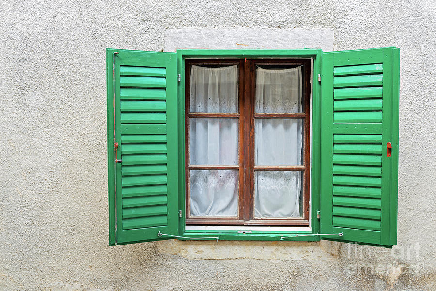 Typical window in a house in Europe Photograph by Beautiful Things - Pixels