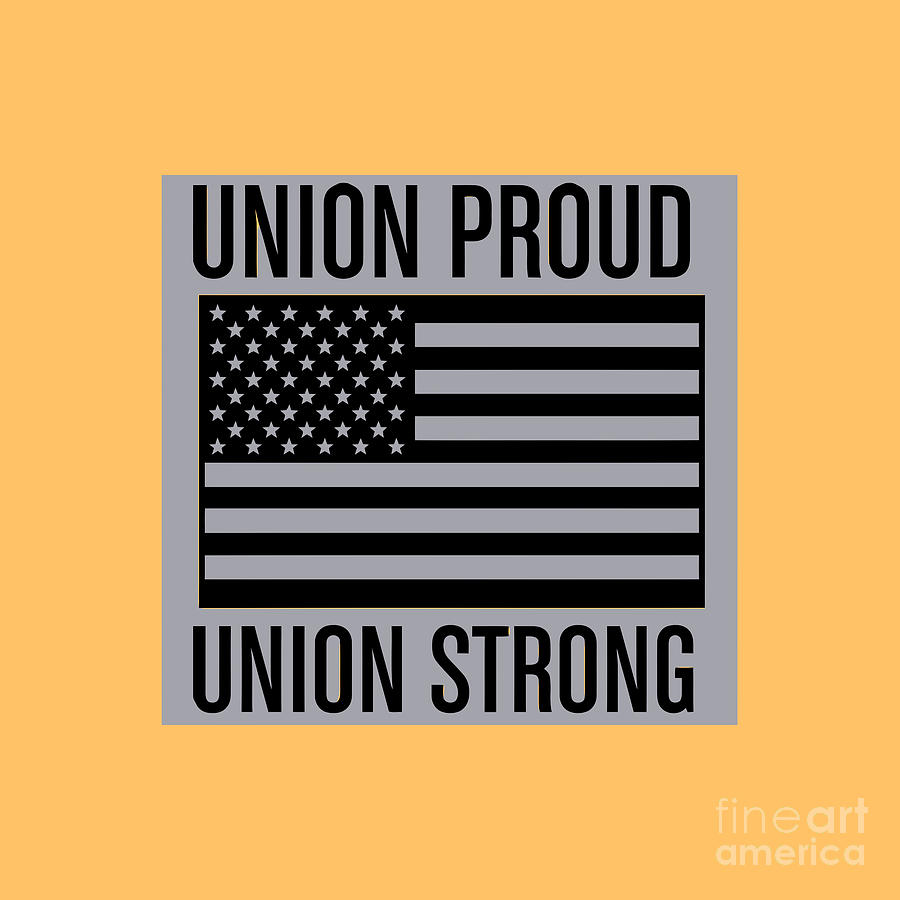 Union Proud Union Strong Drawing by Anita Hassanah | Fine Art America