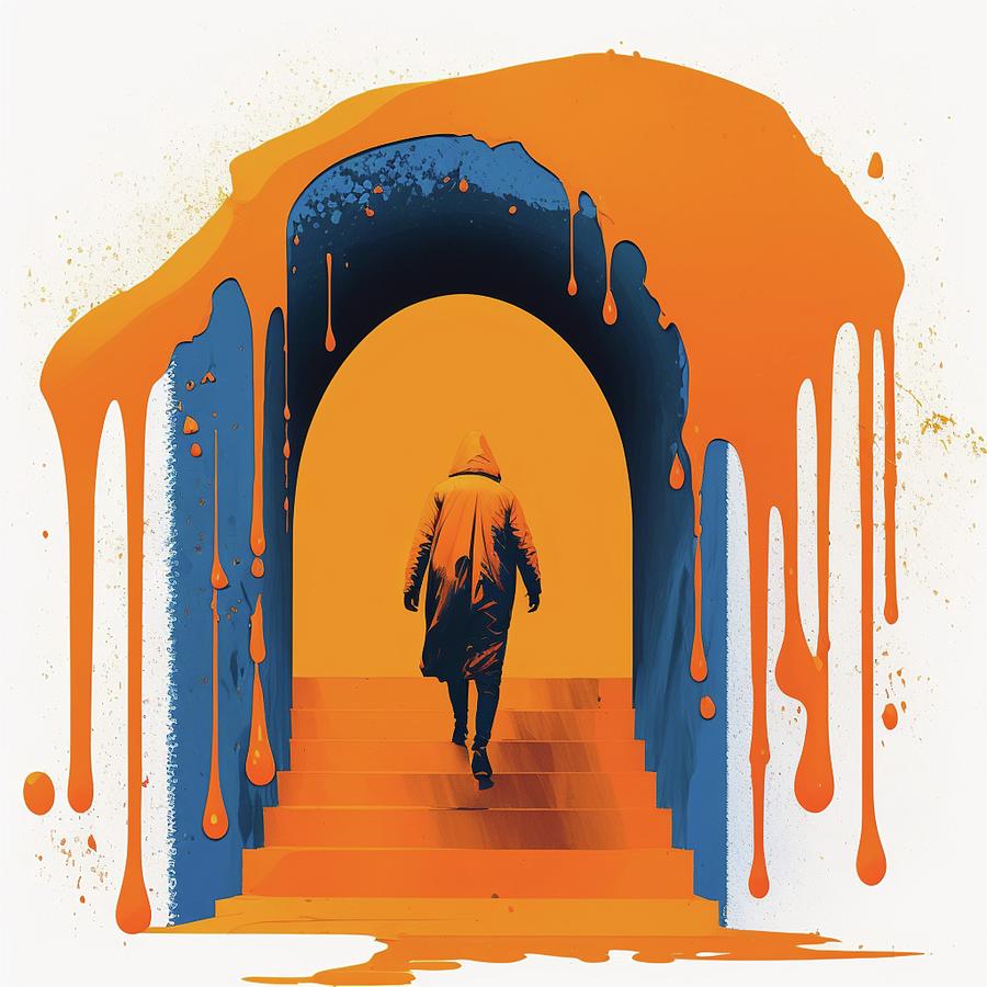 Unique Magical Staircase Scifi Mixed Media by Alfie Carter - Fine Art ...