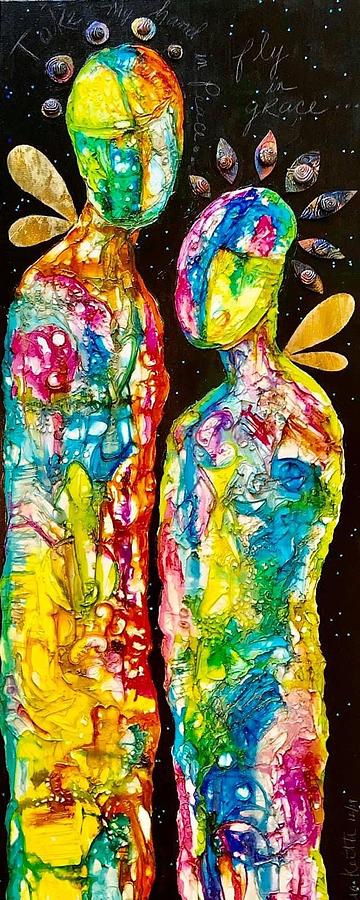 Unity Mixed Media by Sweet Mag's Studio - Fine Art America