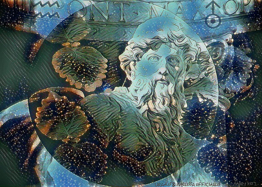 Aquarius, Uranus and Melissa Officinalis Photograph by Mary Kei - Fine ...