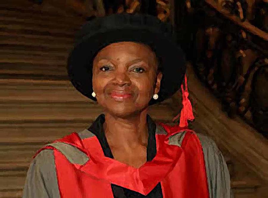 Valerie Amos, Baroness Amos CH Painting by Ana Smith - Pixels