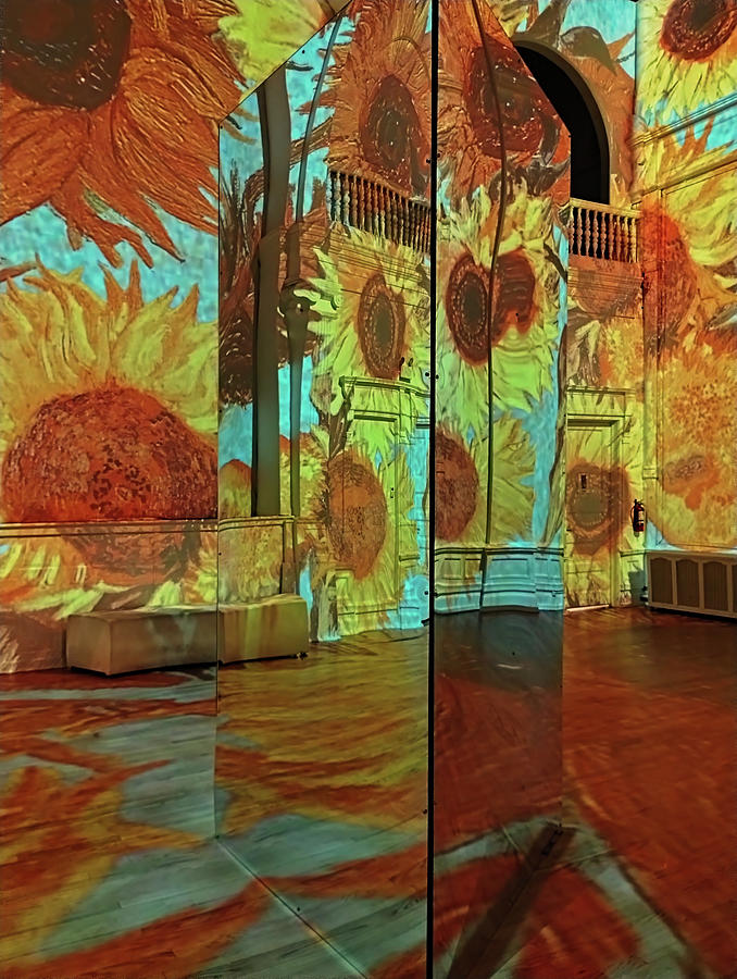 Van Gogh Sunflower Immersive Show Art Photograph by Vladimir Rayzman ...