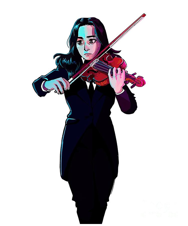 Vanya The White Violin Painting by Graham Isaac | Fine Art America