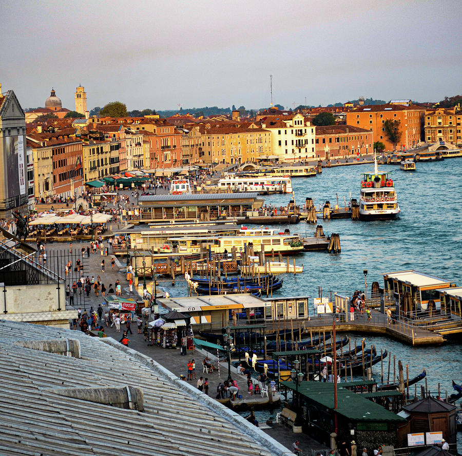 Venice Waterfront Photograph by Peter Foster - Pixels