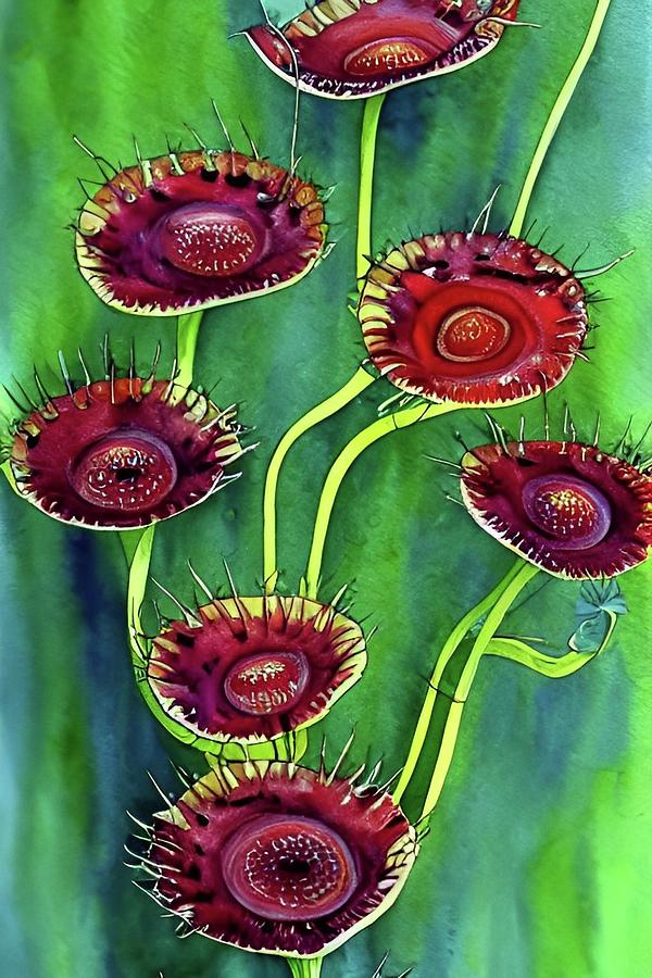 Venus Flytrap Digital Art by Dr Panacea - Fine Art America