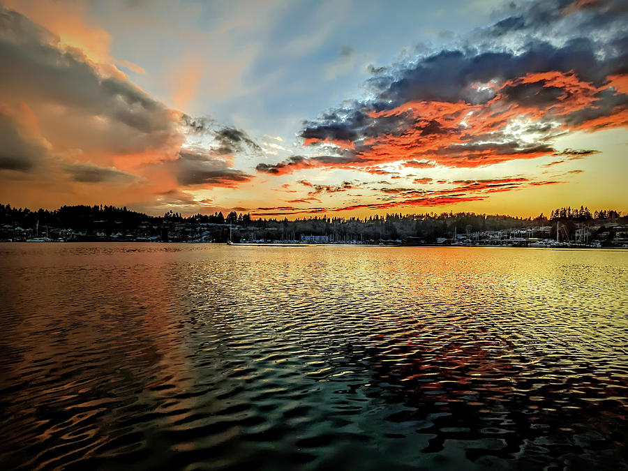 Vibrant sunset Photograph by Jonathan Paschal - Fine Art America