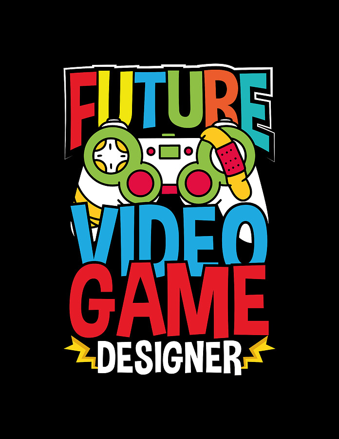 Video Game Designer Developer Gamer Programmer Digital Art by ...