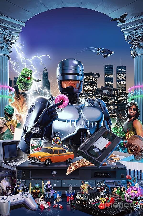 Videodrome Action Painting by Hunter Chapman - Fine Art America