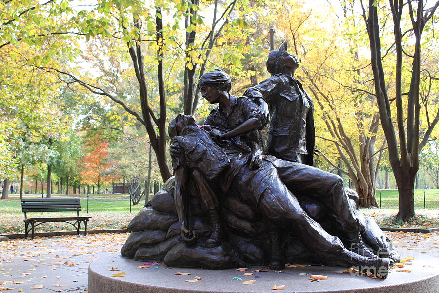 Vietnam Womens Memorial 3 Photograph by Rochelle Carpenter - Fine Art ...