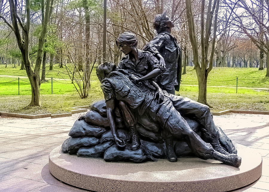 Vietnam Women's Memorial Photograph by Keith Rossein - Fine Art America