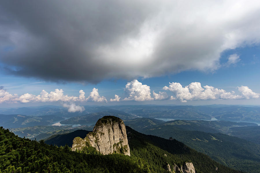 View from the Toaca peak in Romania Carpathians Photograph by Sebastian ...
