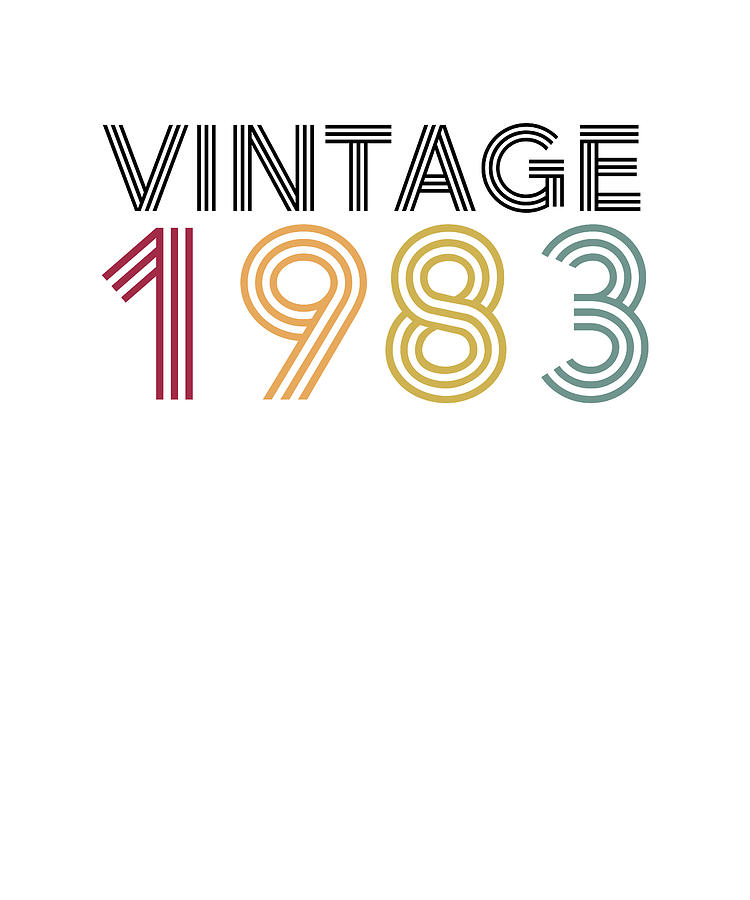 Vintage 1983 Digital Art by Francois Ringuette | Pixels